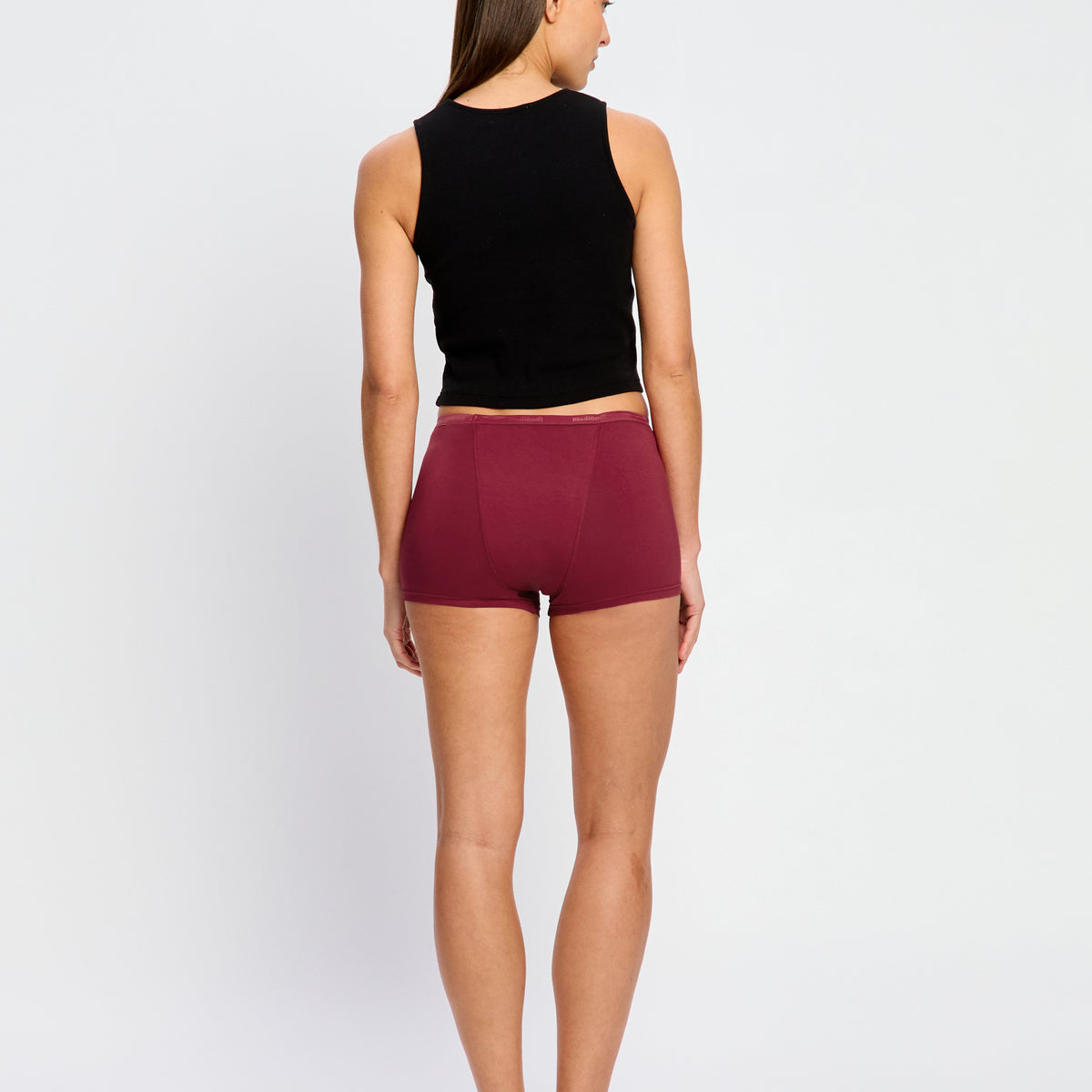 Period Classic Boyshort - Super in Bud Red | Modibodi – Modibodi NZ