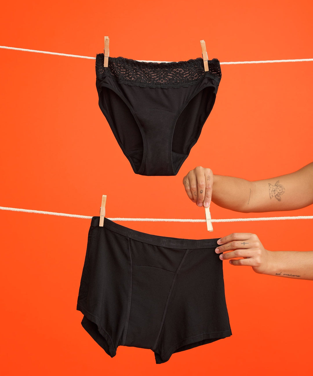 Period Classic Bikini - Heavy Overnight in Black | Modibodi – Modibodi NZ