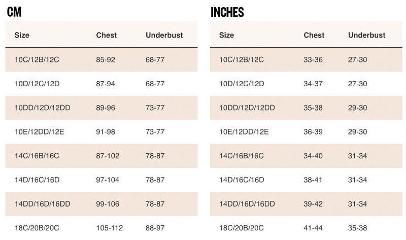 Size Guide – Modibodi NZ